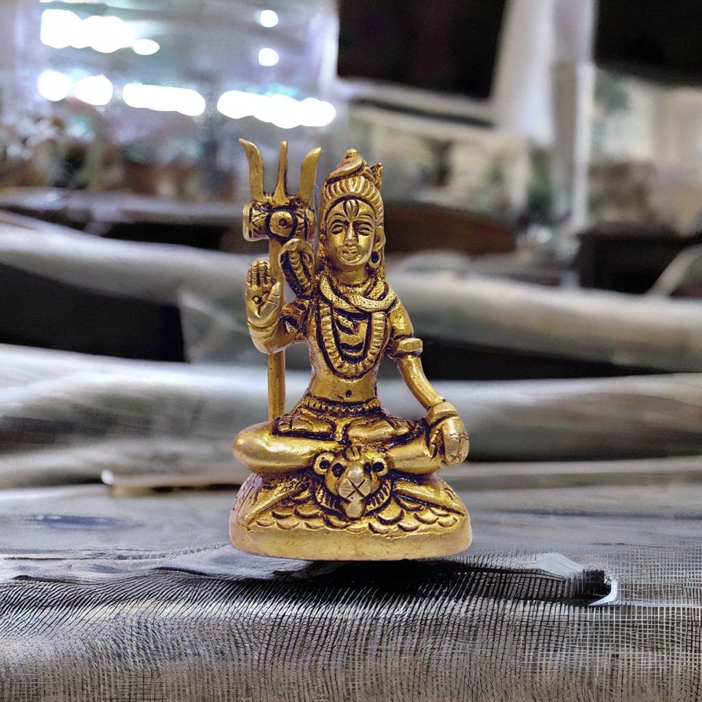 Lord Shiva Meditation Statue - Thebrassstatues